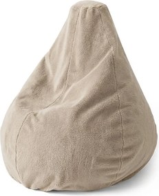Sablio Sedací vak Pear SOFTY - Sand  - 70 x 95 x 15 cm