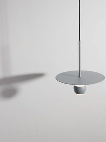 Šedomodré hliníkové LED závěsné svítidlo ø 30 cm Edem – Nova Luce