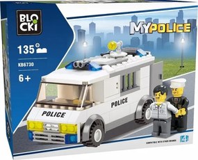 Blocki stavebnice Policejní anton typ LEGO 135 dílů