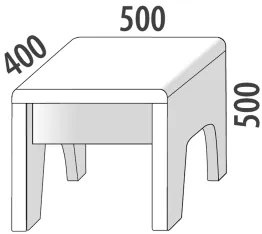Domestav FANTAZIE noční stolek buk cink olejování