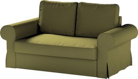 Potah na pohovku IKEA Backabro 2-místná, rozkládací barva zelená látka pletený vzor