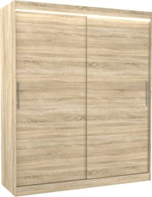 ADRK Furniture Posuvná skříň s LED osvětlením LINCOLN 180 ADRK-SW-LIN-S-180