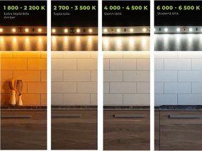 LED Solution LED pásek 9,6W/m 12V s krytím IP54 Barva světla: Studená bílá 07312