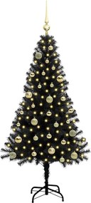 Vánoční stromeček Černá 150 cm PVC 3396469