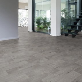 PVC podlaha - lino AladinTex Ultra 1751 Pure Oak grey, na mieru, šíře 4m, šedá, filc, chodba / predsieň, Gerflor