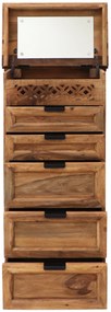 furniture-nabytek.cz - Masivní komoda z dřeva palisandr 60x45x120
