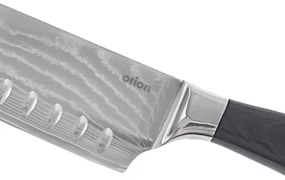 Orion Kuchyňský nůž santoku, damašková ocel, 18,5 cm