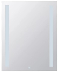 Zrcadlo s LED bočním osvětlením, 600 × 800 mm
