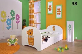 Dětská postel Kevin duo pro DVĚ děti vzor 38 180x90 cm