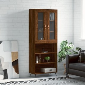 vidaXL Skříň highboard 69,5 x 34 x 180 cm kompozitní dřevo [3198697] Barva: Betonová šedá