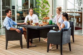 Allibert Souprava COLUMBIA 5 hnědá