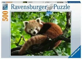 Ravensburger Panda červená / 500 dílků / od 12 let
