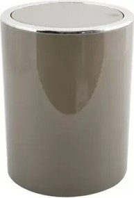 MSV KAMAKA výklopný odpadkový koš 6 L šedohnědý / plast