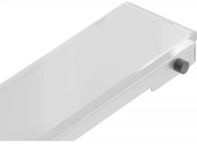 Mexen Flat MGW kryt odpadu pro liniový odtok 50 cm, bílé sklo - 1027050