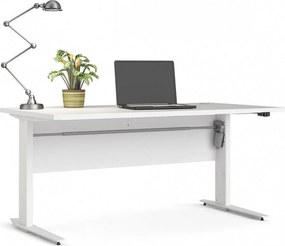 Falco Výškově nastavitelný psací stůl Office 80400/318 bílá/bílá