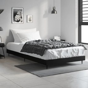 vidaXL Rám postele 90 x 200 cm kompozitní dřevo [832271] Barva: Černá