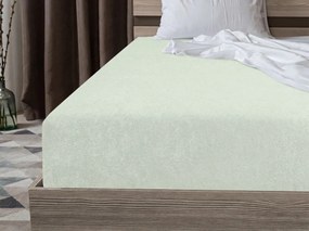 Fleecové napínací prostěradlo MOLTON světle mentolové 180 x 200 cm