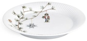 Porcelánový vánoční talíř Kähler Design Hammershoi Christmas Plate, ⌀ 27 cm