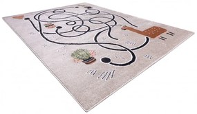 Dywany Łuszczów Dětský kusový koberec Fun Game llama beige - 200x290 cm