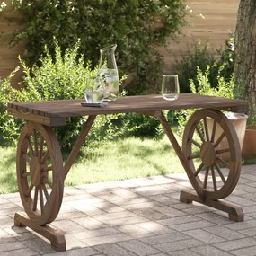 vidaXL Zahradní stůl 115 x 55 x 65 cm masivní jedlové dřevo [365114]