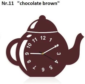 Dekorační kuchyňské hodiny ve tvaru čajník