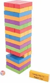 Bigjigs Toys Barevná Jenga / od 3 let