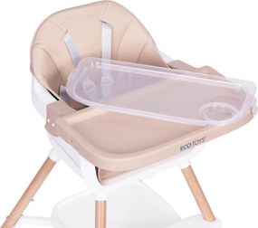 Dětská židlička 2v1 BABY ECOTOYS béžová