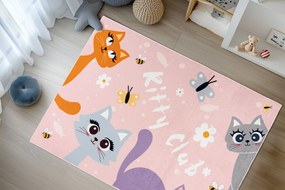 Detský kusový koberec Magic Kids ML 104 Kicl, 160x230, ružová, detská izba, Obsession