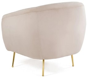 Atelier del Sofa Křeslo Eses Beige - Wing, Béžová