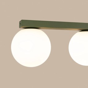 Sollux Lighting Stropní svítidlo YOLI 4 olivově zelené