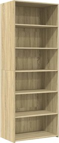 Skříň highboard dub sonoma 70 x 41 x 185 cm kompozitní dřevo 3281689