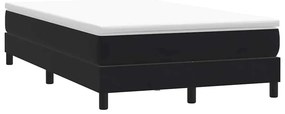 Postel Box Spring bez matrace černá 120x210 cm samet 3315821