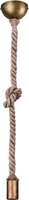 Závěsné svítidlo v mosazné barvě ø 12 cm Rope – Trio