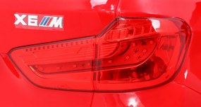 Ramiz Dětské elektrické autíčko BMW X6M - červené SUV + dálkové ovládání