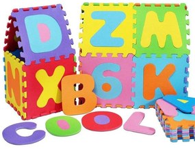Hrací puzzle podlložka pro děti, sada 36 dílů APTEL KIDS