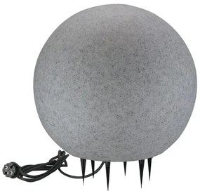 Venkovní lampa ARGENTO 1xE27/15W/230V pr. 40 cm IP65 šedá