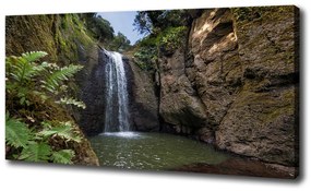 Wallmuralia Foto obraz na plátně Vodopád v Sardínii 100x50