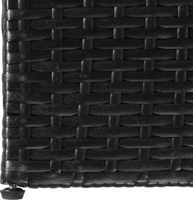 vidaXL Zahradní úložný box 150 x 100 x 100 cm polyratan [44245] Barva: Černá