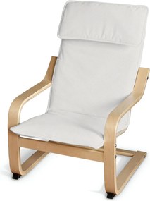 Sedák na dětské křeslo IKEA Poäng barva béžová látka pletený vzor