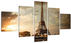 Obraz - Eiffelova věž, Paříž, Francie (125x70 cm)