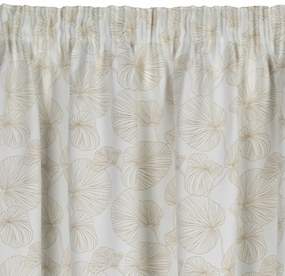 ZATEMŇOVACÍ ZÁVĚS NA PÁSCE MARIGOLD 140X300 CM LISTY