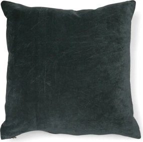 Zelený sametový polštář okouzlující andulky - 45*45*15cm