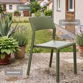 Nardi Plastová židle TRILL agave