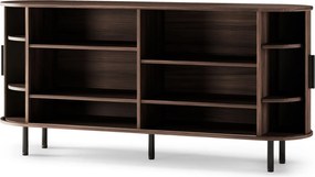 Komoda Gliss 160 cm ořech tmavý