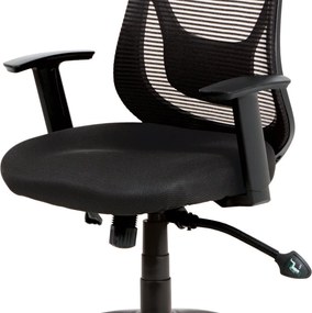 Kancelářská ergonomická židle ALBERT — látka, černá