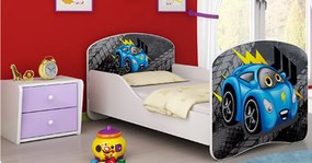 Dětská postel - Blue car - 180x80 cm