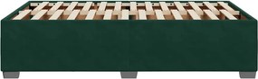 Rám postele bez matrace tmavě zelená 120 x 200 cm samet 3284628