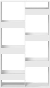 Knihovna bílá 100 x 33 x 175 cm kompozitní dřevo 3309402