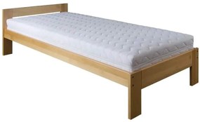 Drewmax LK184 100x200 cm dřevěná postel masiv buk jednolůžko