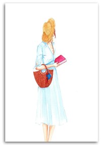 Gario Obraz na plátně Lehká ženská plachost - Gisele Oliveira Fraga Baretta Rozměry: 40 x 60 cm